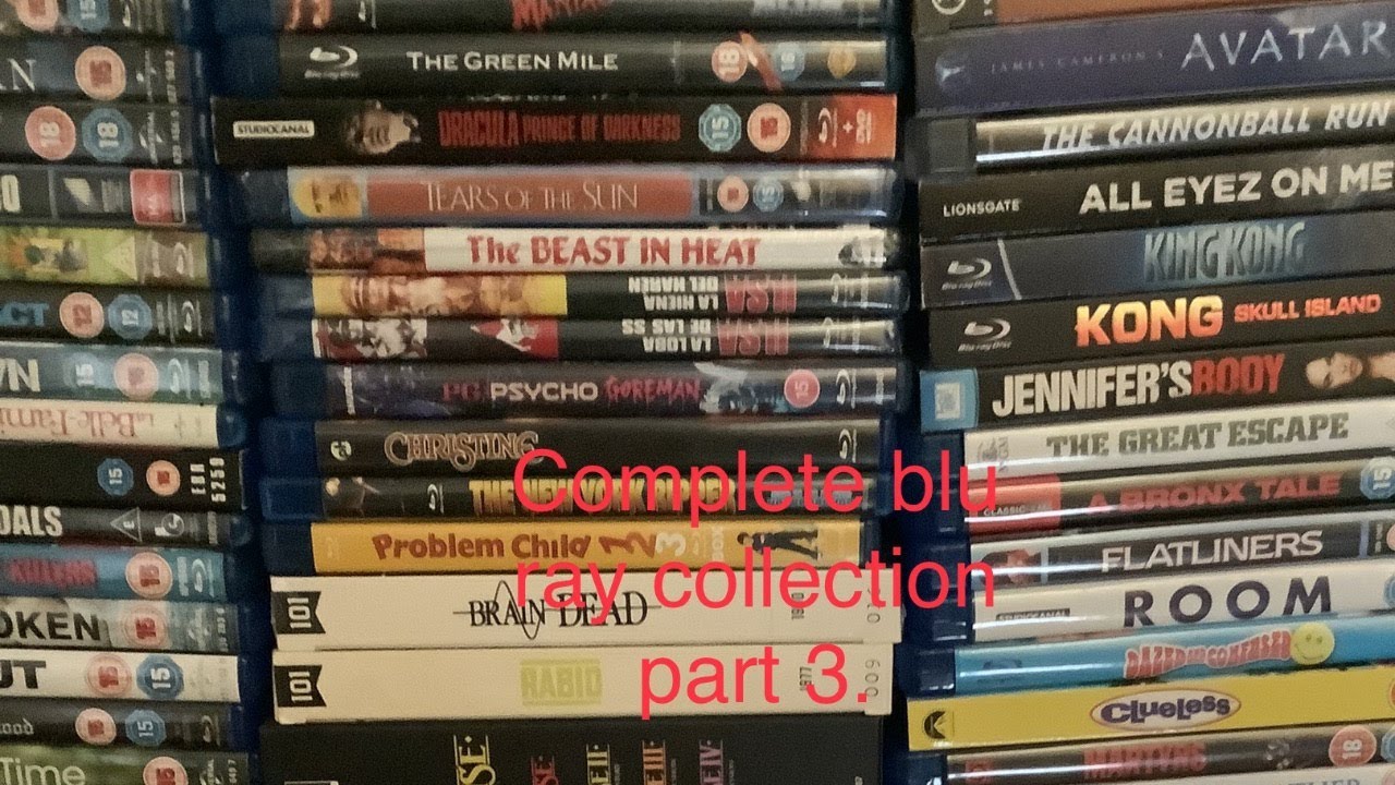 Complete blu ray collection part 3. - YouTube