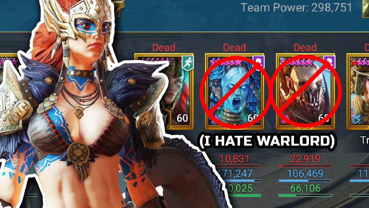 Valkyrie DESTROYS 400 Speed Siphi and Warlords! | Raid: Shadow Legends - YouTube