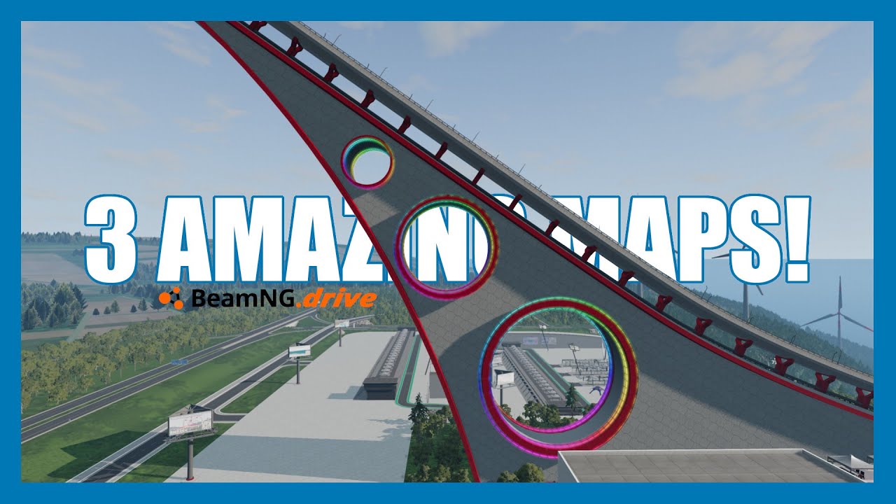 BeamNG.drive | 3 Amazing Maps! - YouTube