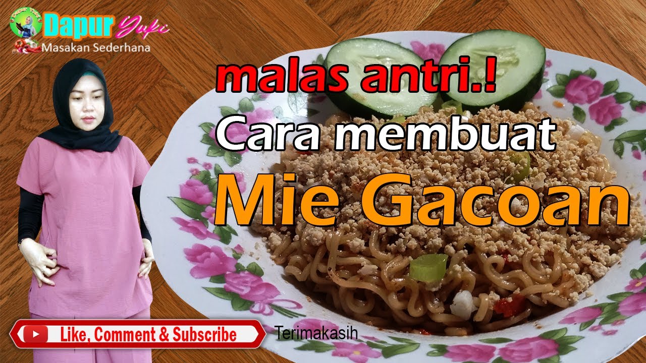 Cara simpel buat Mie Gacoan tabur tahu - YouTube