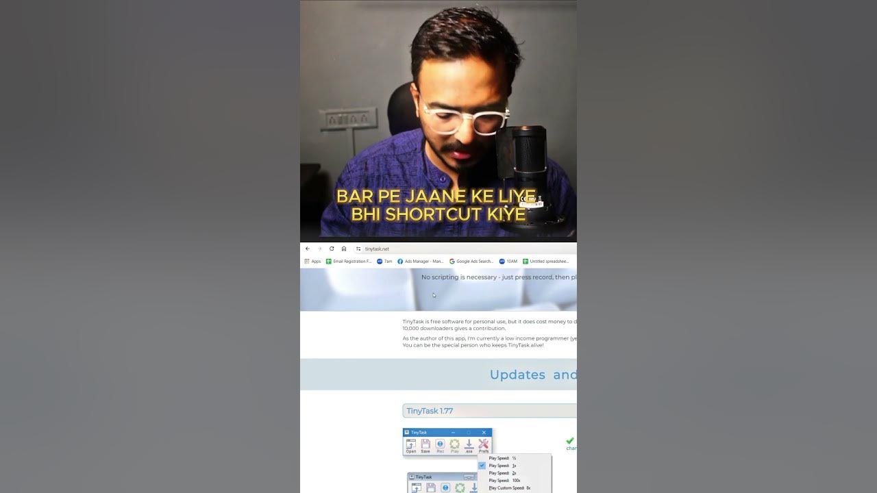 How to use TinyTask on windows #TinyTask #RPATools #WindowsPC #Automation - YouTube