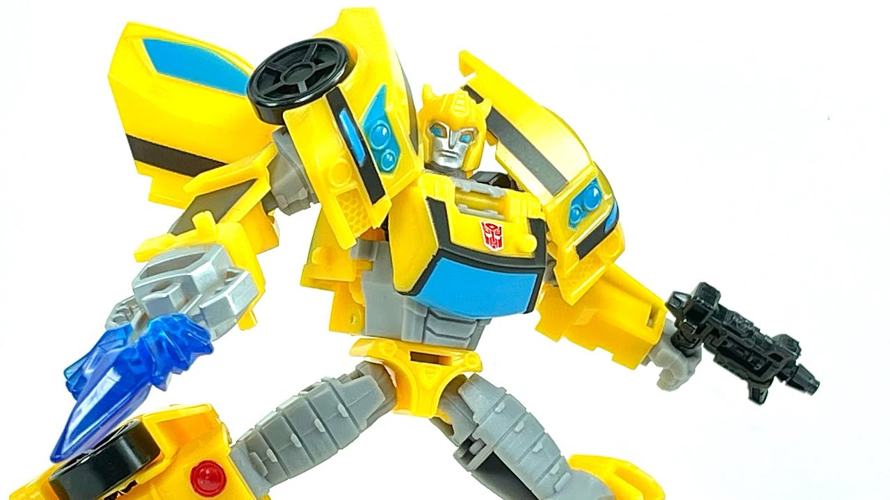 Transformers Cyberverse Deluxe Bumblebee Chefatron Review - YouTube