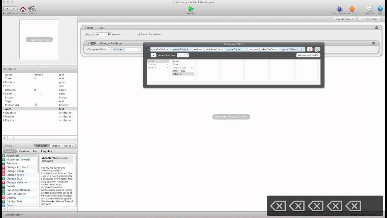 Power of tables in Gamesalad video tutorial - YouTube