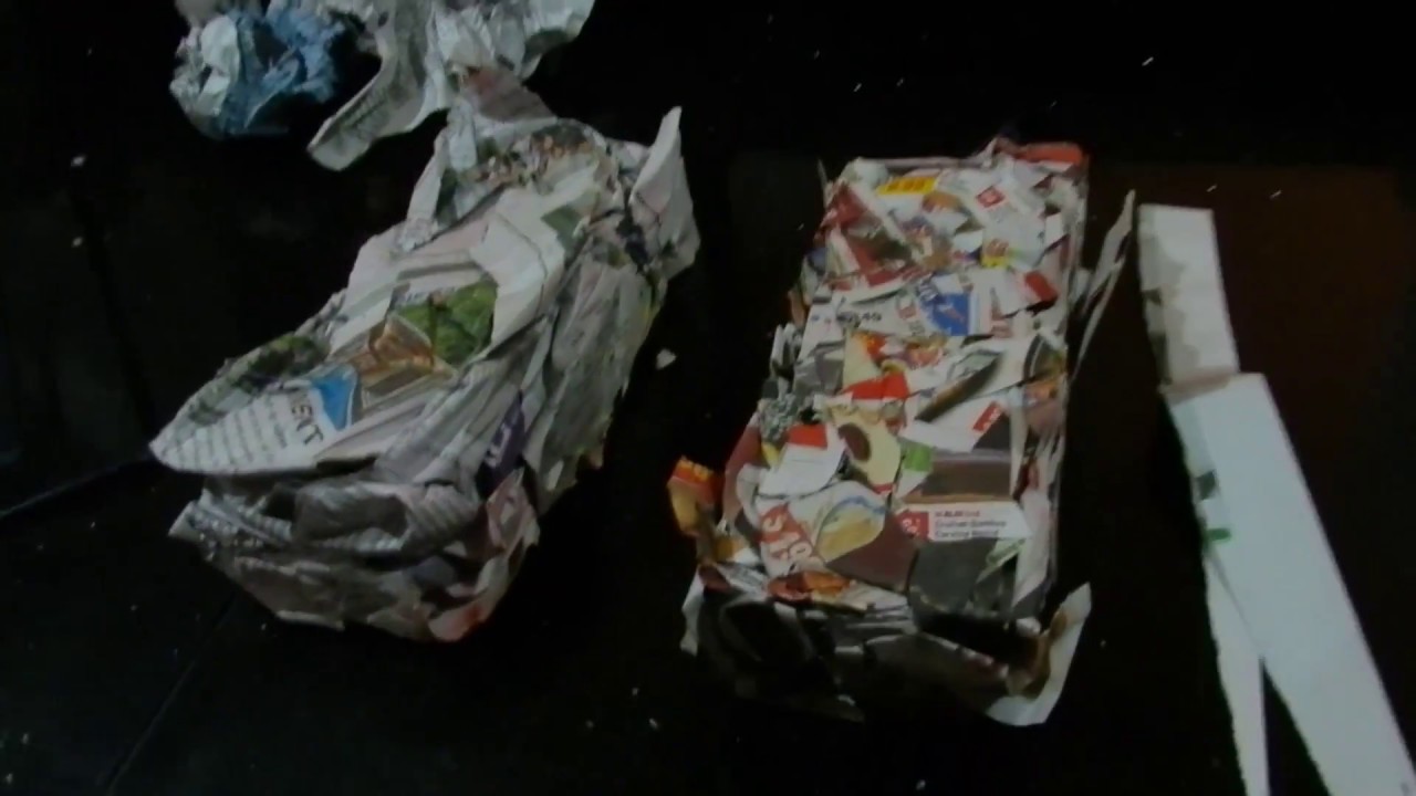 How to Make Paper Bricks - YouTube