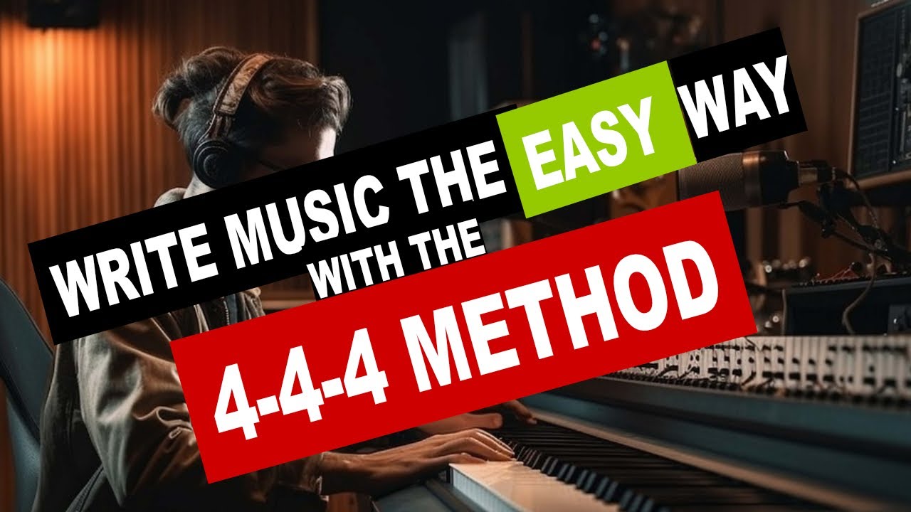 I learned how to write and complete songs using this super simple "4-4 ...
