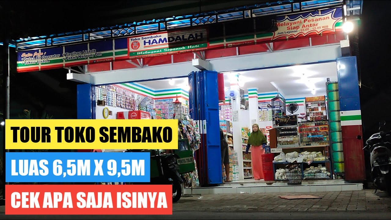 TOUR TOKO SEMBAKO MINIMALIS LENGKAP - YouTube