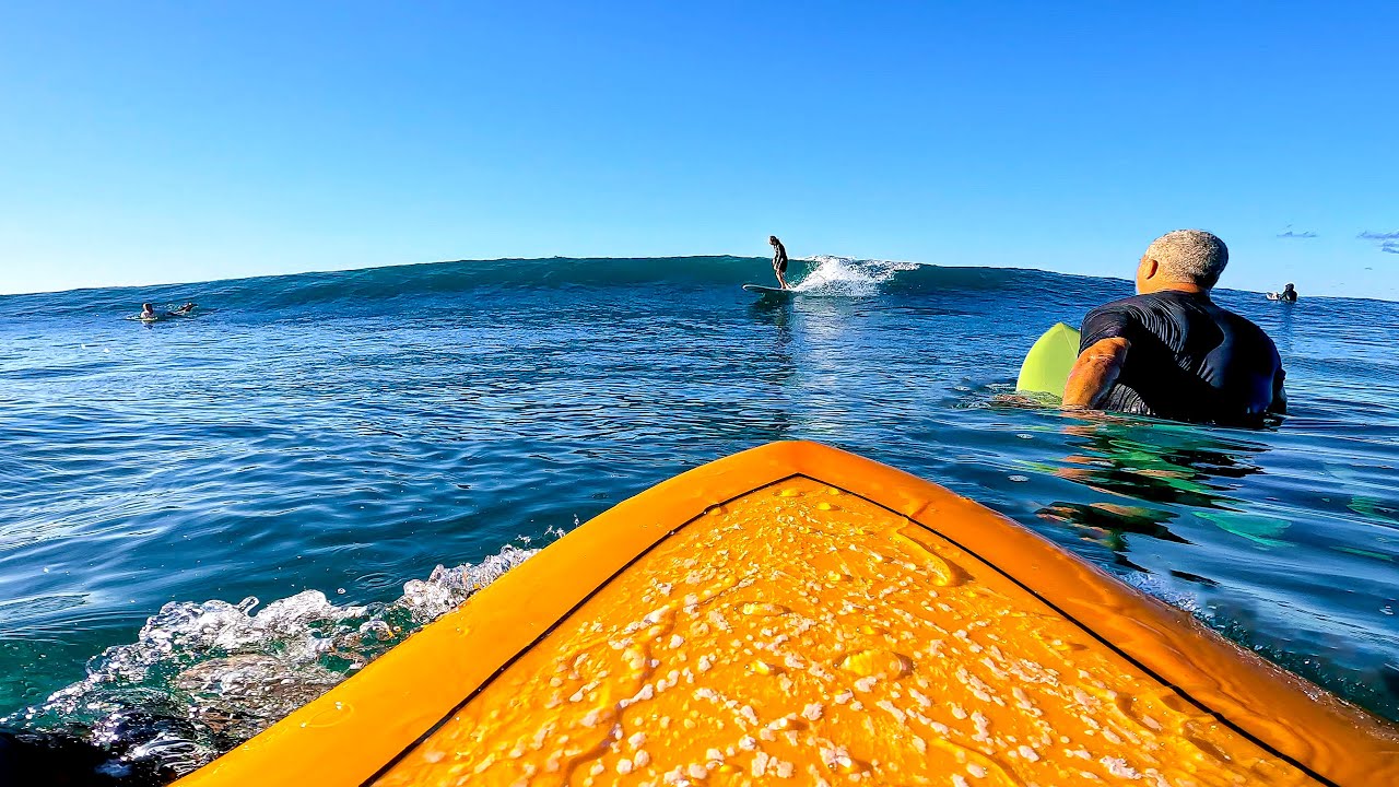 Surfing Early Morning DIAMONDHEAD | Smooth Glassy Waves | RAW POV - YouTube