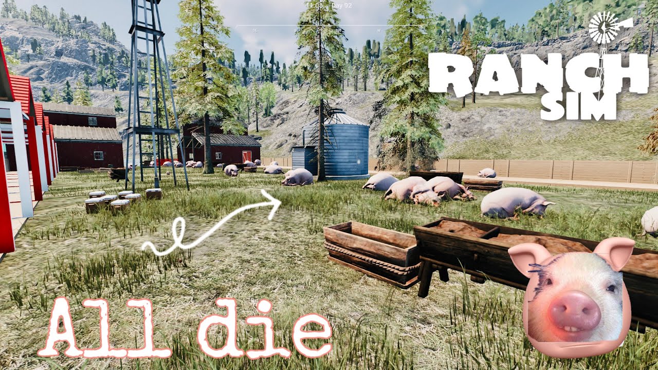 All Pigs Die 😔 In - RANCH SIMULATOR GAMEPLAY - YouTube