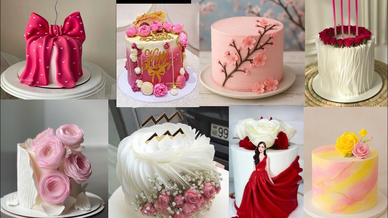 Beautiful Birthday Cake Designs for Girls 2025/Cake Decoration Ideas ...