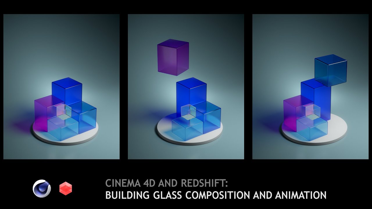 [PREVIEW] Cinema 4D - Bulding Glass Element animation - YouTube