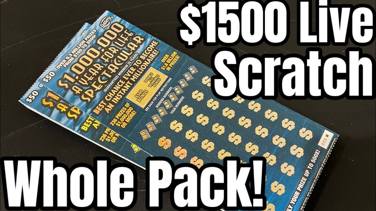 $1,000,000 a YEAR for LIFE Spectacular!! | $1500 Pack of $50 Florida ...
