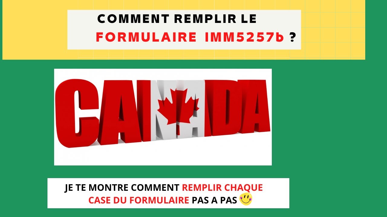 #11 COMMENT REMPLIR LE FORMULAIRE DE DEMANDE DE PERMIS D'ÉTUDES ...