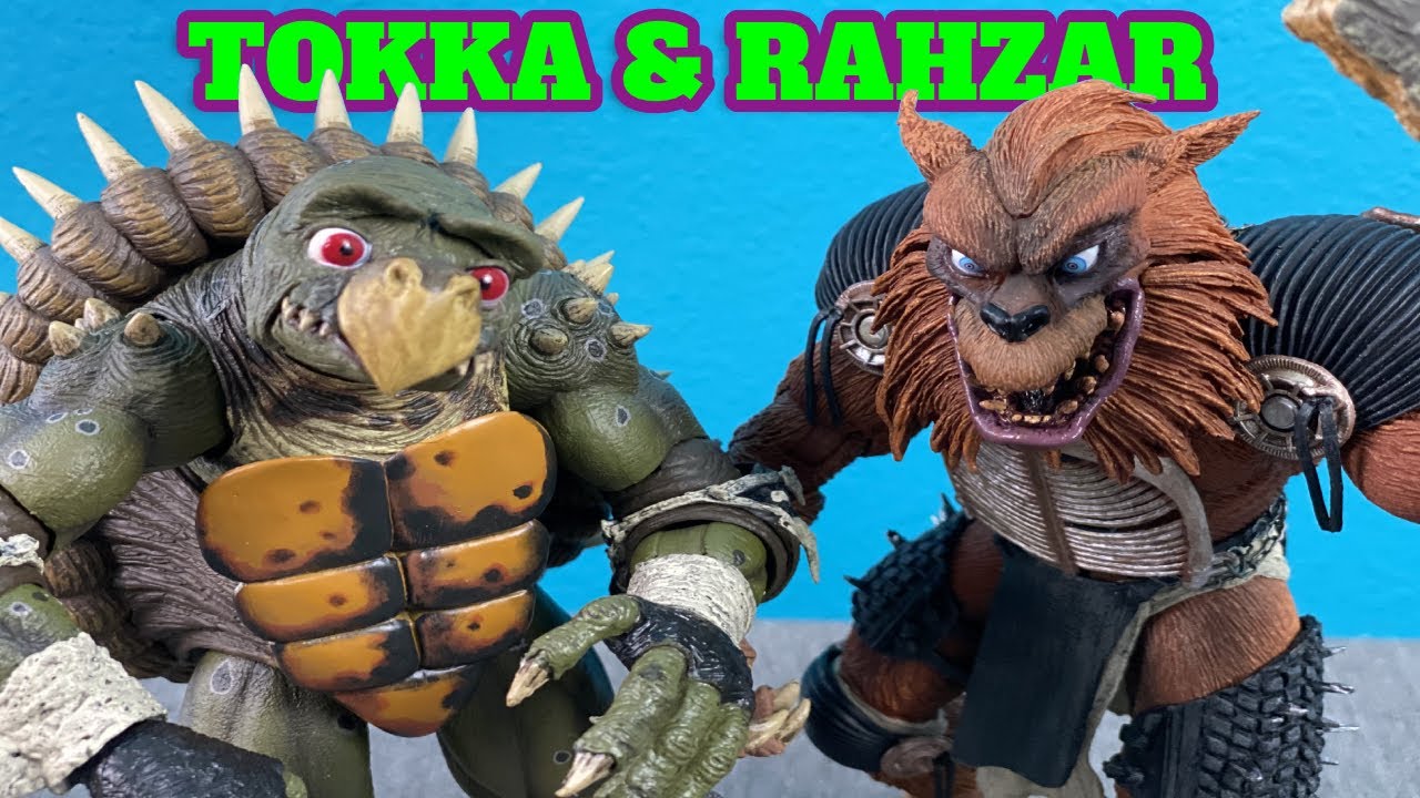 NECA TMNT Tokka And Rahzar Review - YouTube