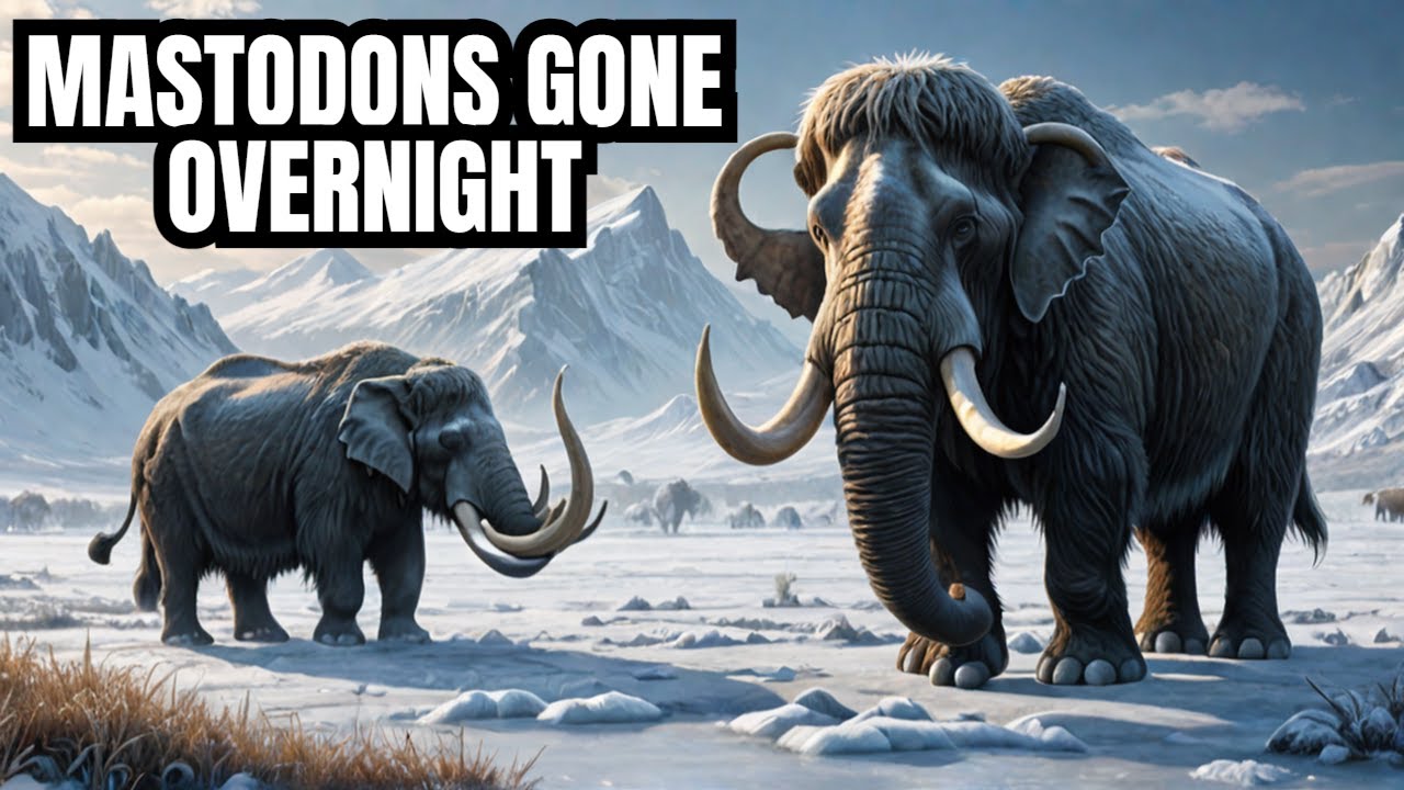 How Ice Age Mastodons Got Mysteriously Wiped Out In A Single Day - YouTube