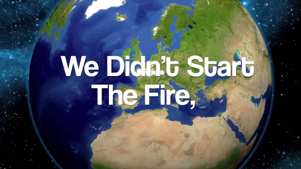 Billy Joel We Didn't Start The Fire with lyrics - YouTube