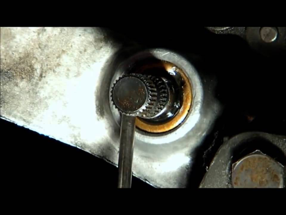 Left hand shift shaft seal replacement on the Kawasaki 2 stroke triples - YouTube