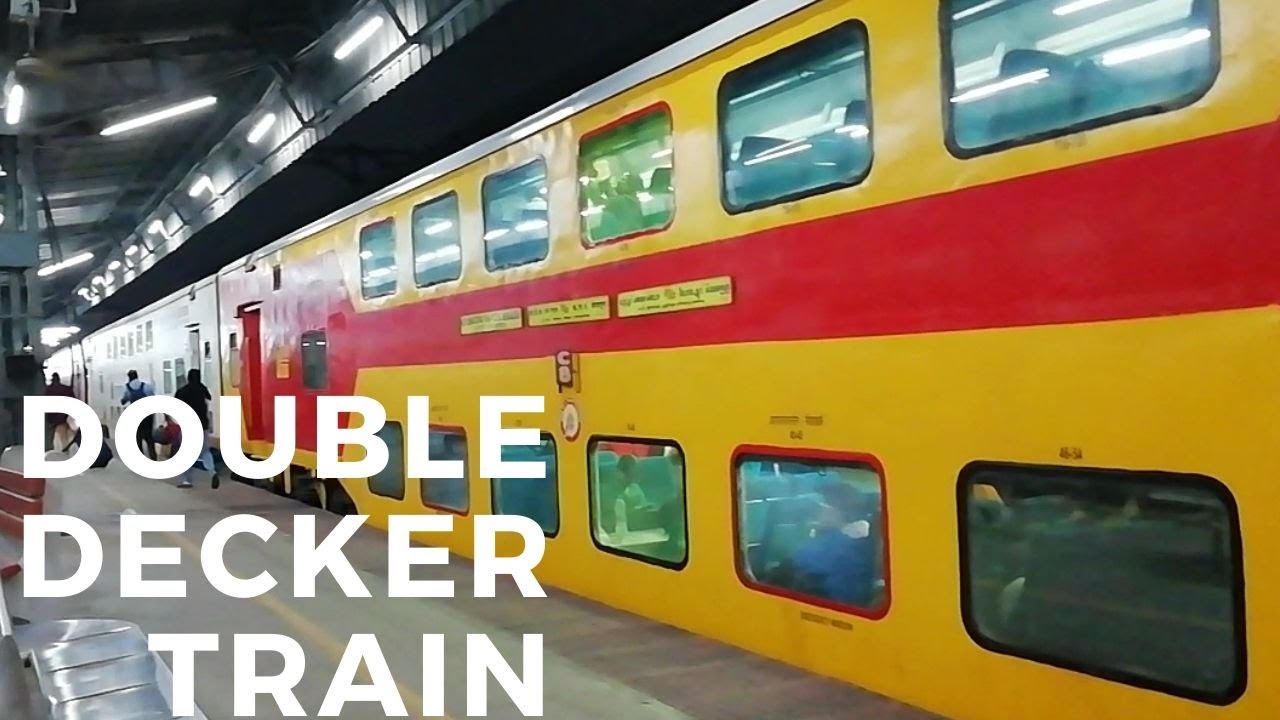 Chennai trip Day-1 || Travelled in Double decker train || MAS DOUBLE ...