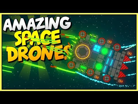 BUILDING INCREDIBLE DRONES AND SPACESHIPS - Let's Play Nimbatus Gameplay