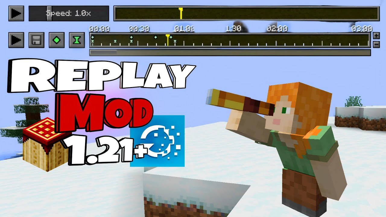 🔥 Installed Replay Mod For Minecraft V1.21+ | MINECRAFT POJAVA LUNCHER ...