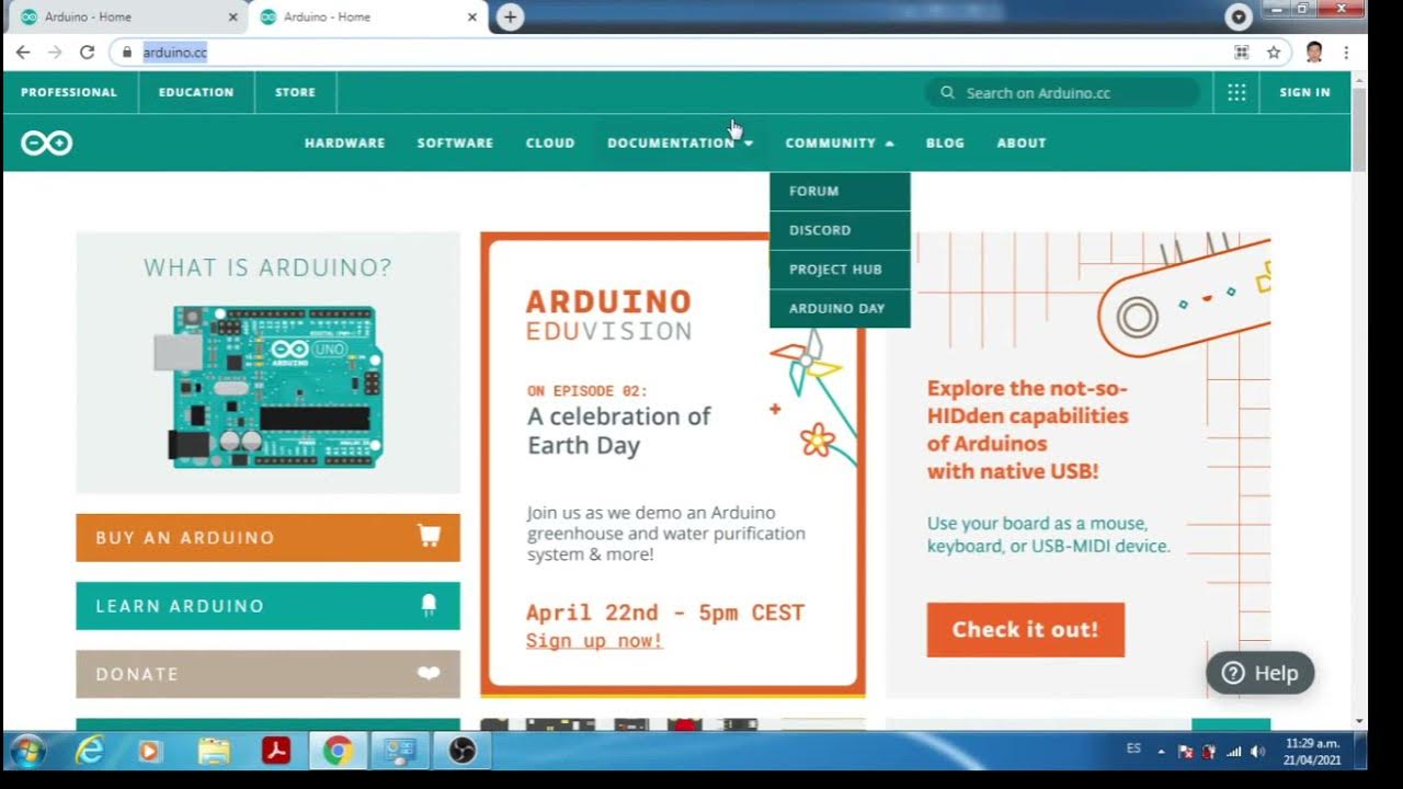 como descargar e instalar Arduino - YouTube