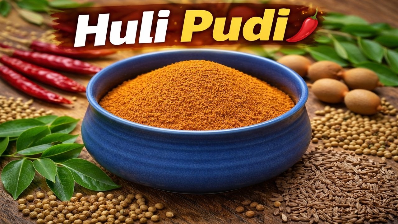Traditional Huli Pudi at Home 🔥 - YouTube