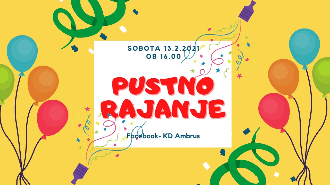 Pustno rajanje - KD Ambrus - YouTube