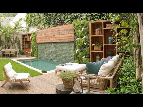 58 PAISAGISMO PARA QUINTAIS com PISCINAS
