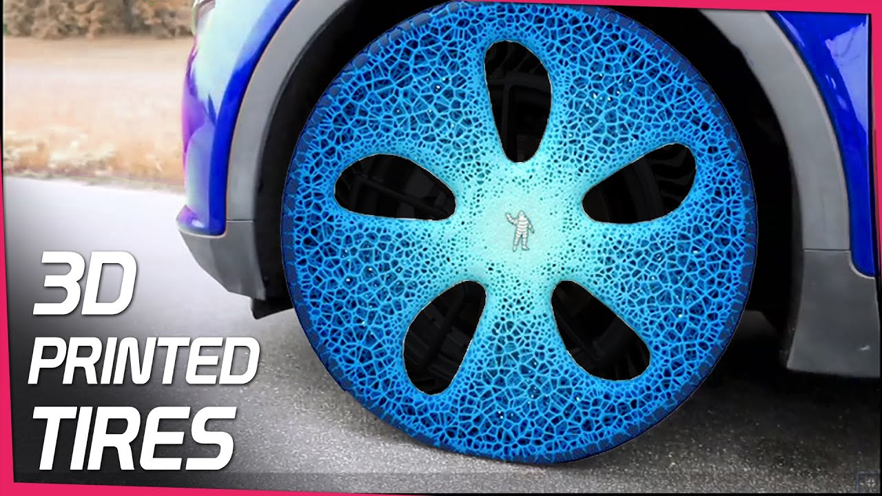 3D Printed Airless Tires is the future of Cars - YouTube