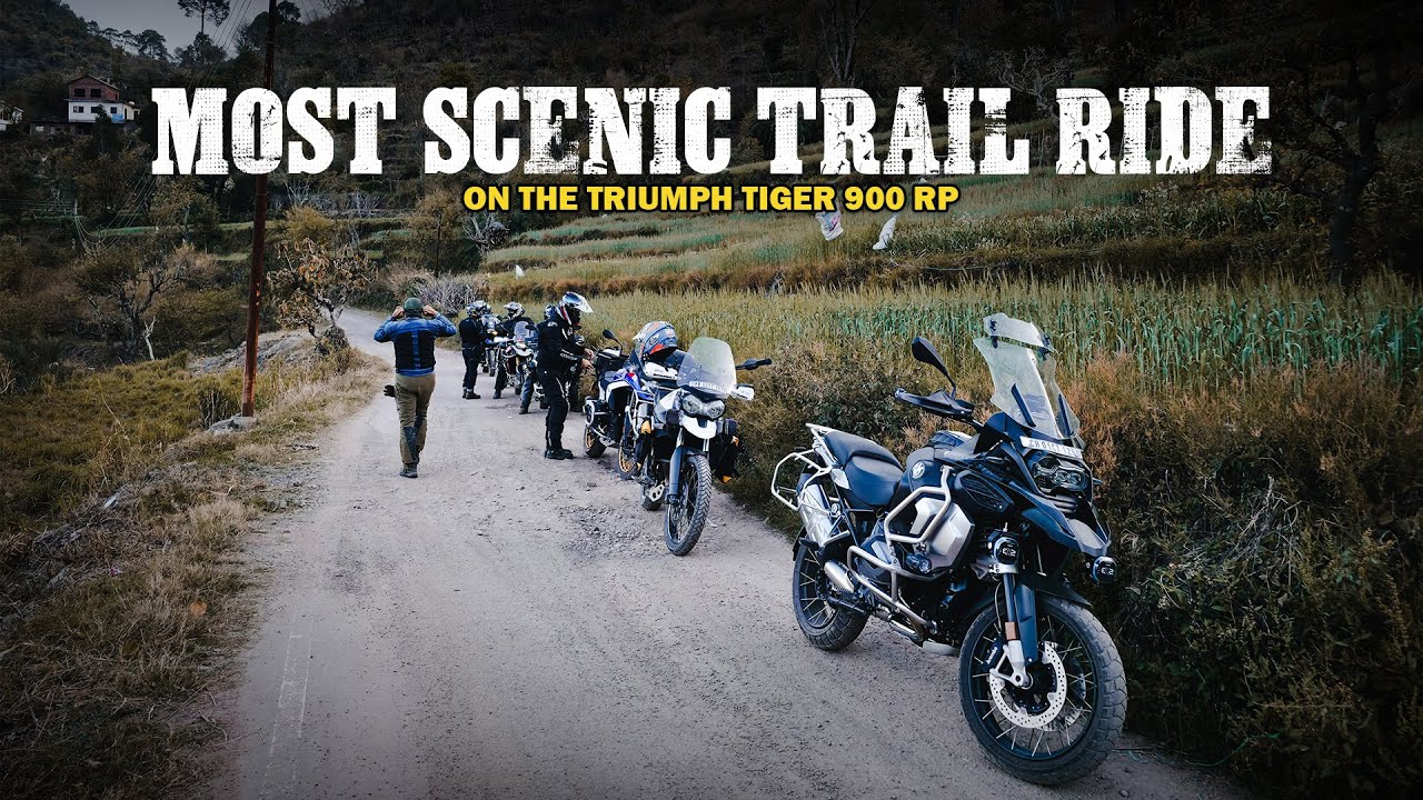 MOST BEAUTIFUL TRAIL RIDE NEAR SOLAN HIMACHAL | TIGER 900 RALLY PRO ...