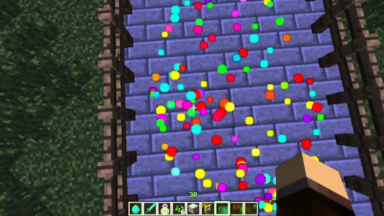 Minecraft Mod Reviewz: Rainbow XP Mod - YouTube