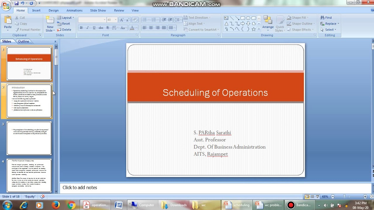 Operations Scheduling YouTube operations-scheduling-youtube