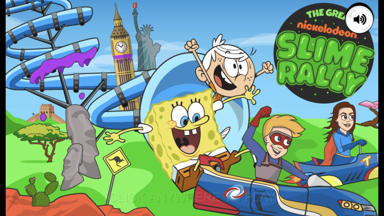 SPONGEBOB SQUARE PANTS THE GREAT NICKELODEON SLIME RALLY - Game for ...