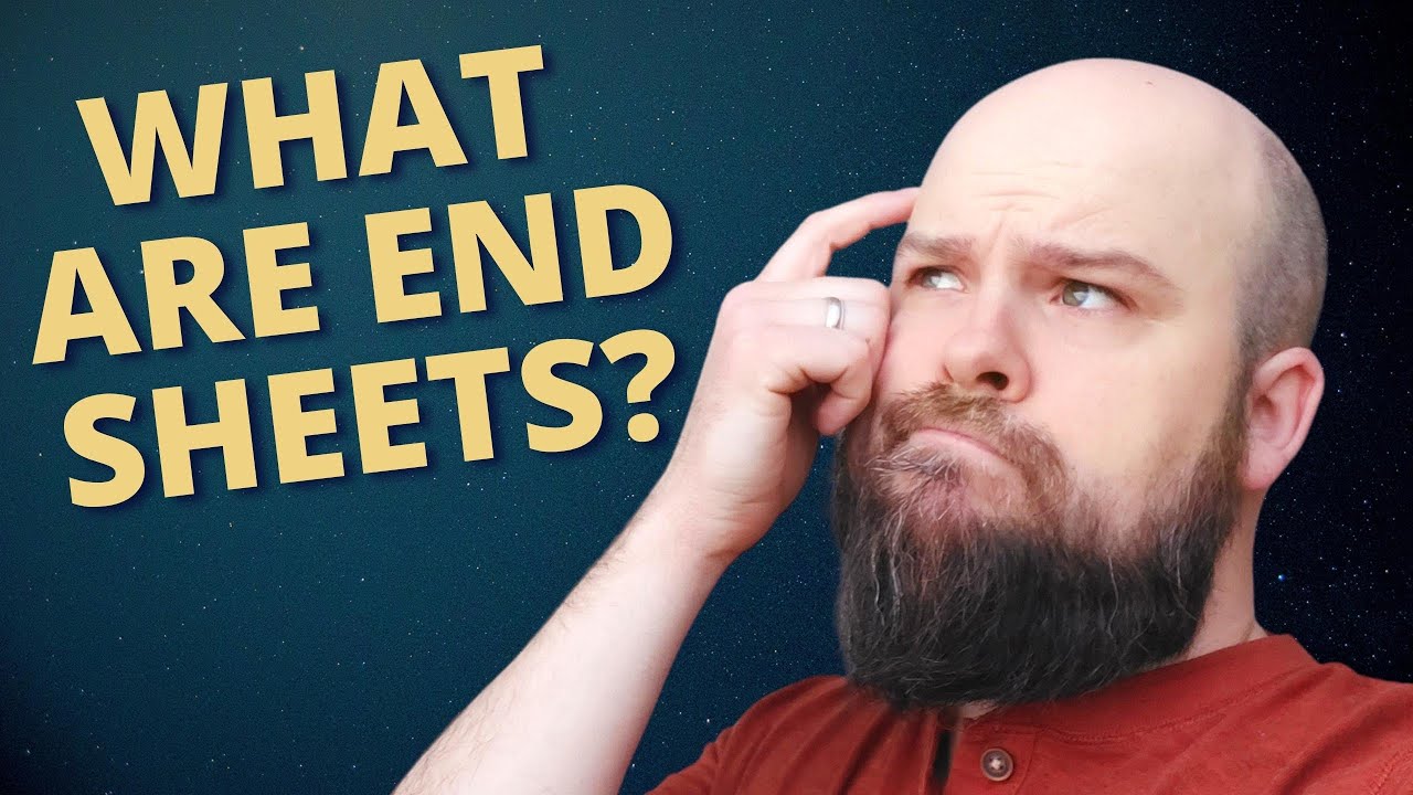 What Are End Sheets? How to use end papers in your self-published book ...