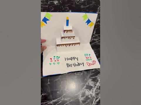 DIY Happy Birthday card - YouTube