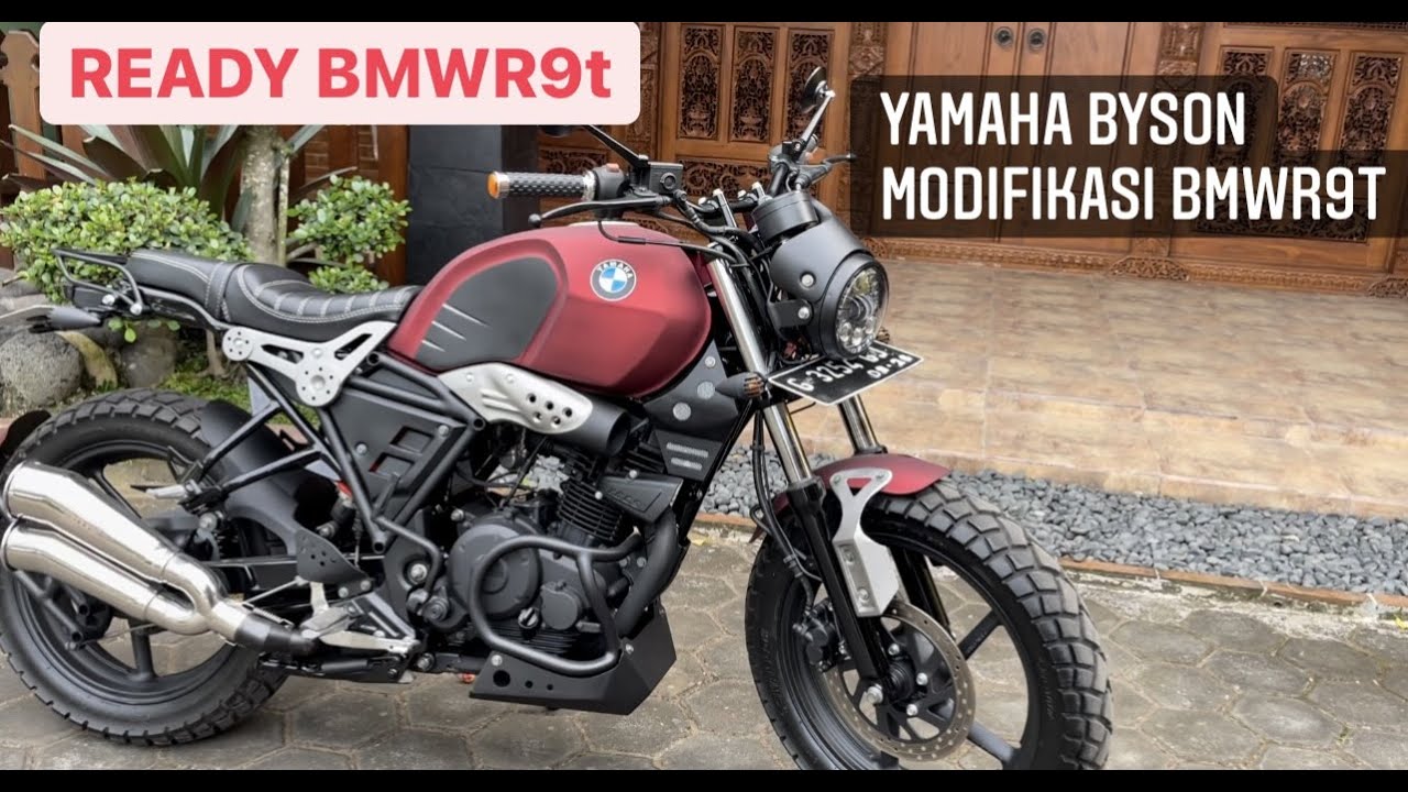 SOLD OUT YAMAHA BYSON KONSEP BMWR9T CUSTOM MODIFIKASI - YouTube