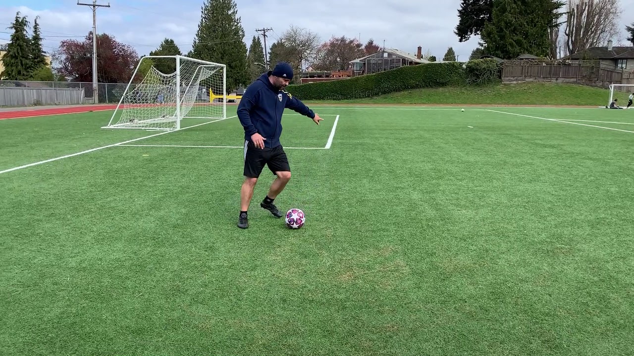 Dribbling - Step Over Turn - YouTube
