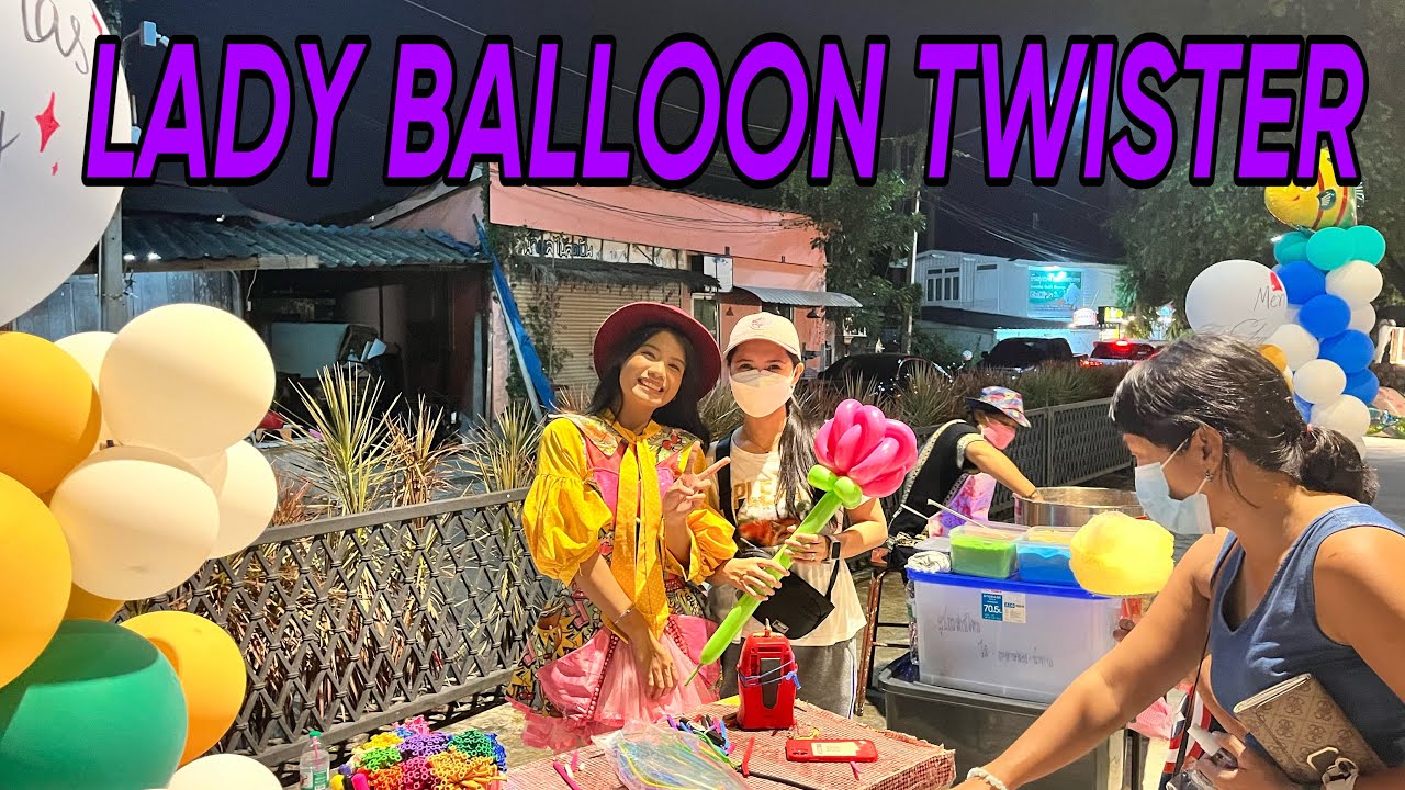 LADY BALLOON TWISTER | MJIEs TV - YouTube