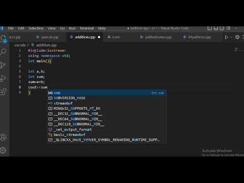 addition in c++ with user input - YouTube