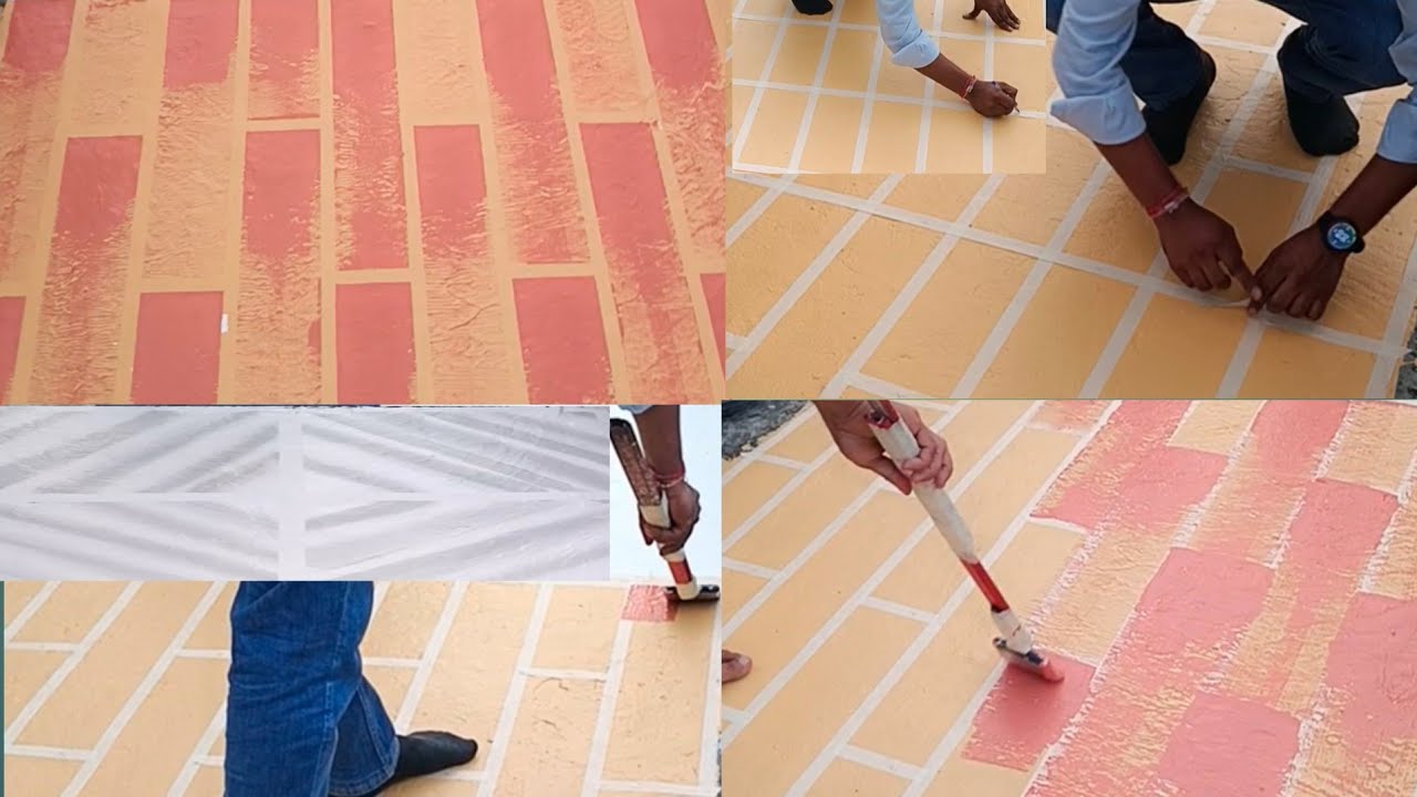 floor damp proof play texture apply || Asian Paint wood work || # ...