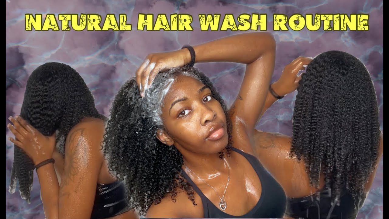 Natural Hair Wash Routine - YouTube