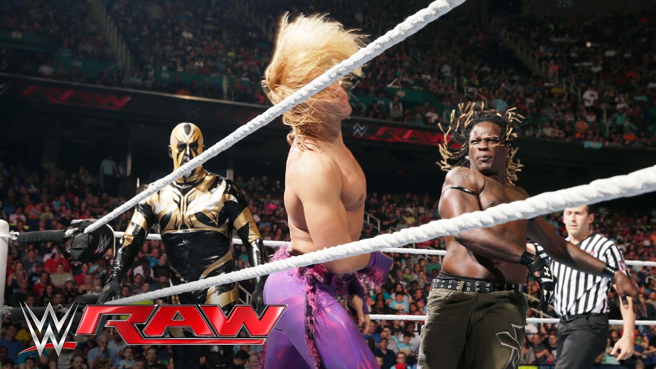 The Golden Truth vs. Fandango & Tyler Breeze: Raw, May 16, 2016 - YouTube