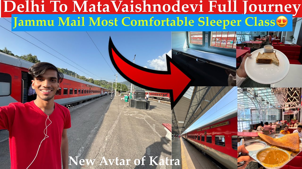 14034 Jammu Mail Delhi to Katra Full Journey In Sleeper Class Beautiful ...