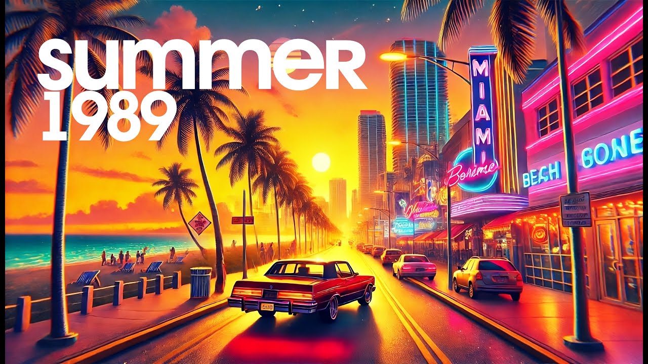 It's summer 1989, you're driving in Miami - YouTube