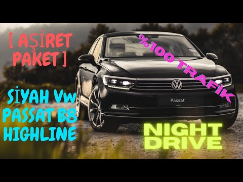 Traffic Racer | VOLKSWAGEN PASSAT B8 HIGHLINE Gece Sakin Sürüş Ufaktan Makas