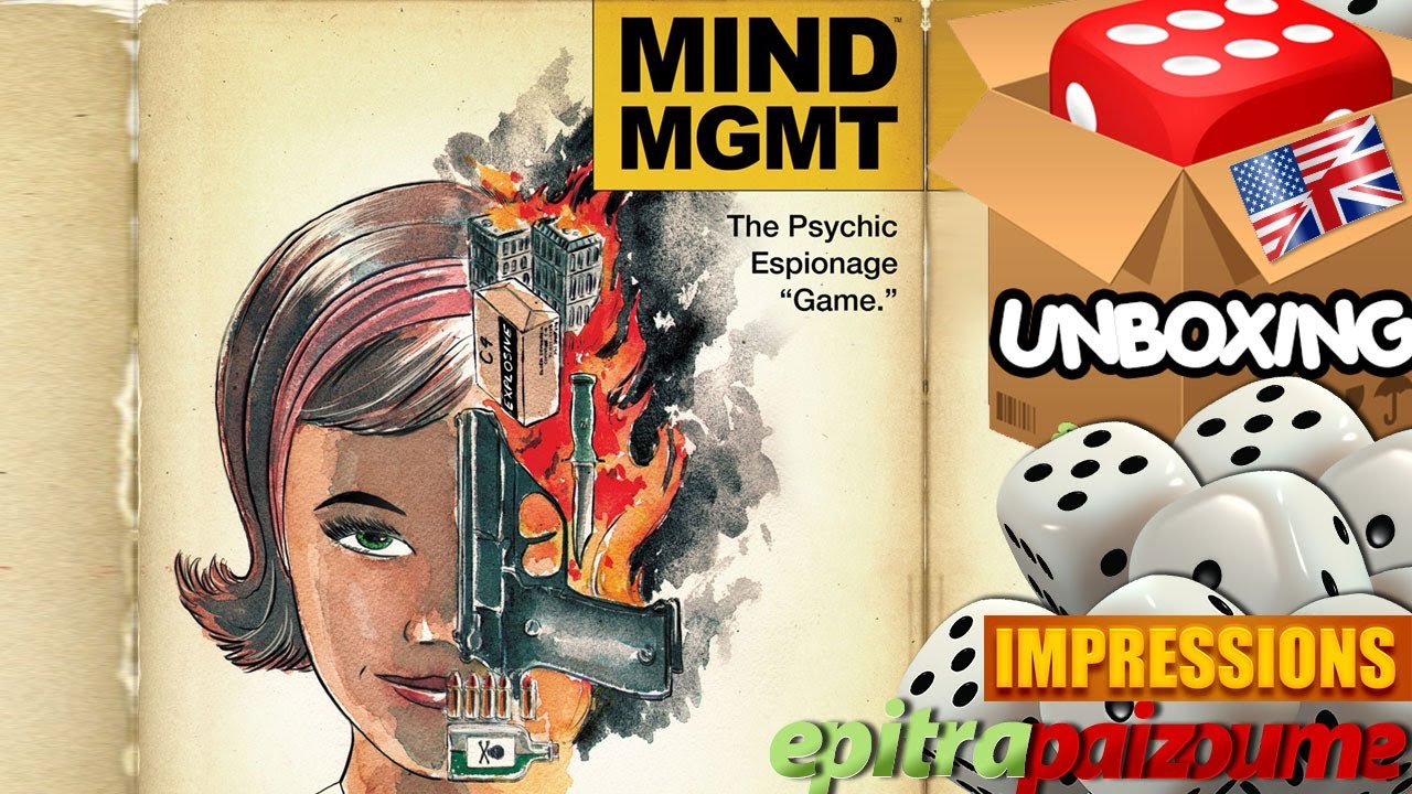 Mind MGMT The Psychic Espionage Game - Unboxing & Impressions (EN) by ...
