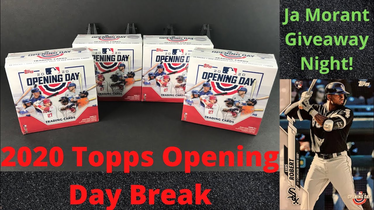 2020 Topps Opening Day Break + Ja Morant Giveaway! - YouTube