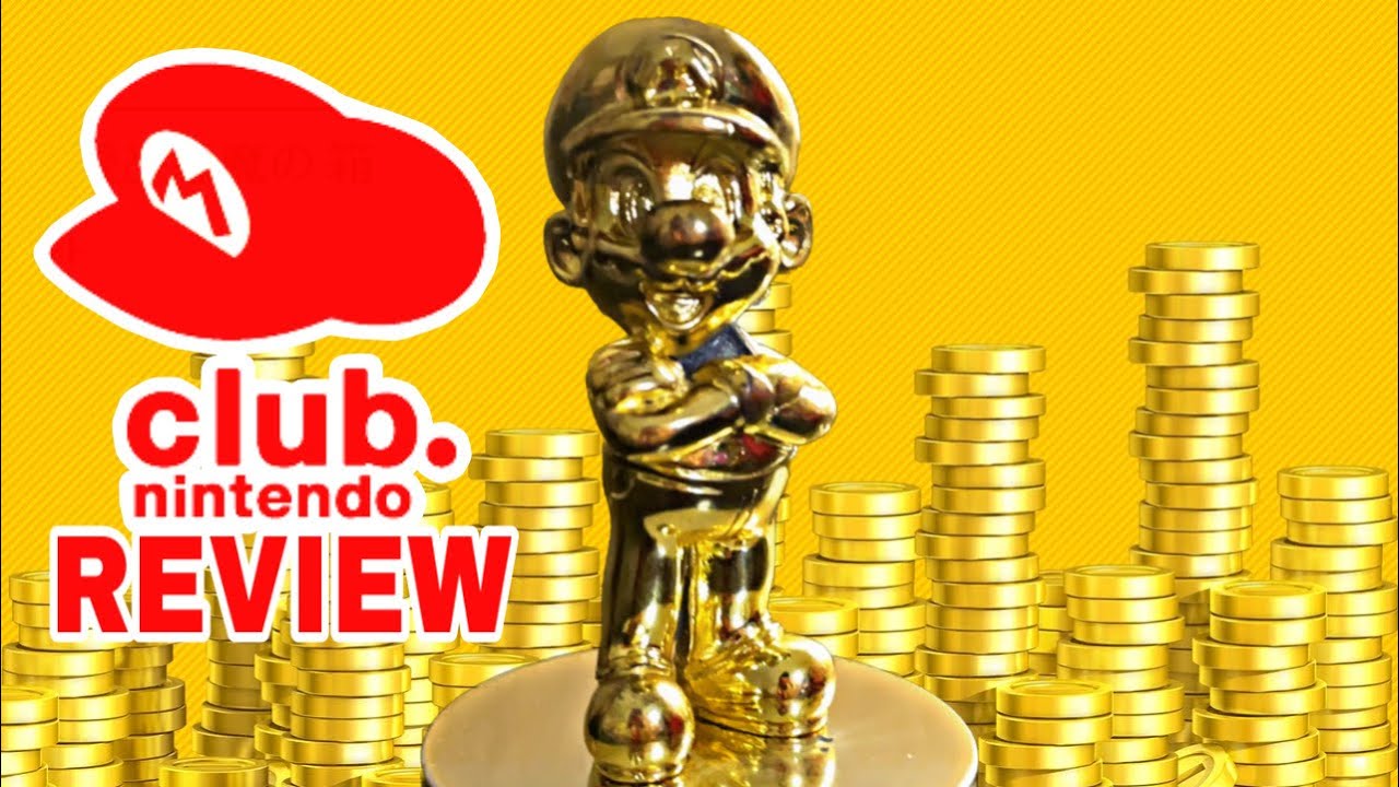 Club Nintendo Gold Mario Statue Review - YouTube