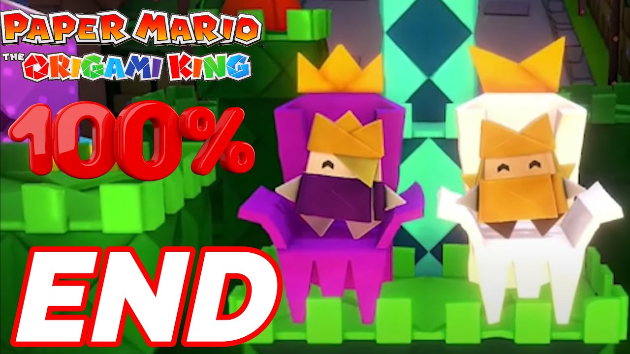 Paper Mario: The Origami King Gameplay Walkthrough ENDING (100% ...