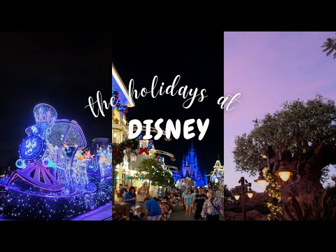 the holidays at disney world ✨🎄 | disney mini vlog