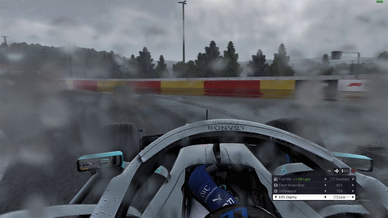 Heavy Rain Start at Spa | F1 2019 | 1440p60 - YouTube